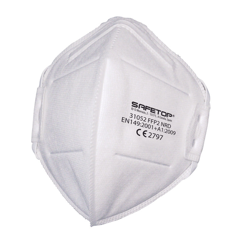 MASQUE JETABLE VERTICAL PLIABLE SANS VALVE FFP2 NRD – SPS | Sécurité ...
